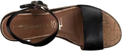 Tamaris, Plateau-Sandaletten, schwarz | mirapodo